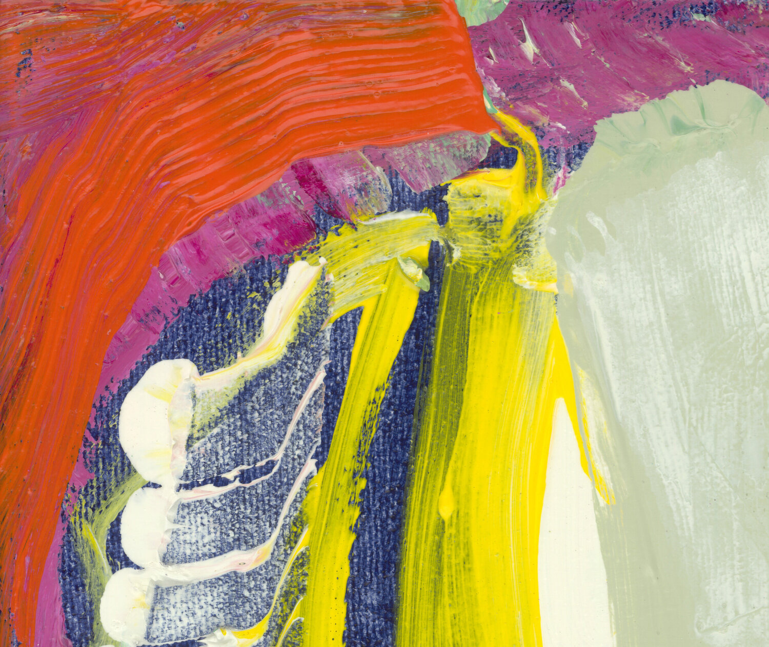 Fond of You von Claire Desjardins (2022): Malerei Acryl auf Leinwand ...