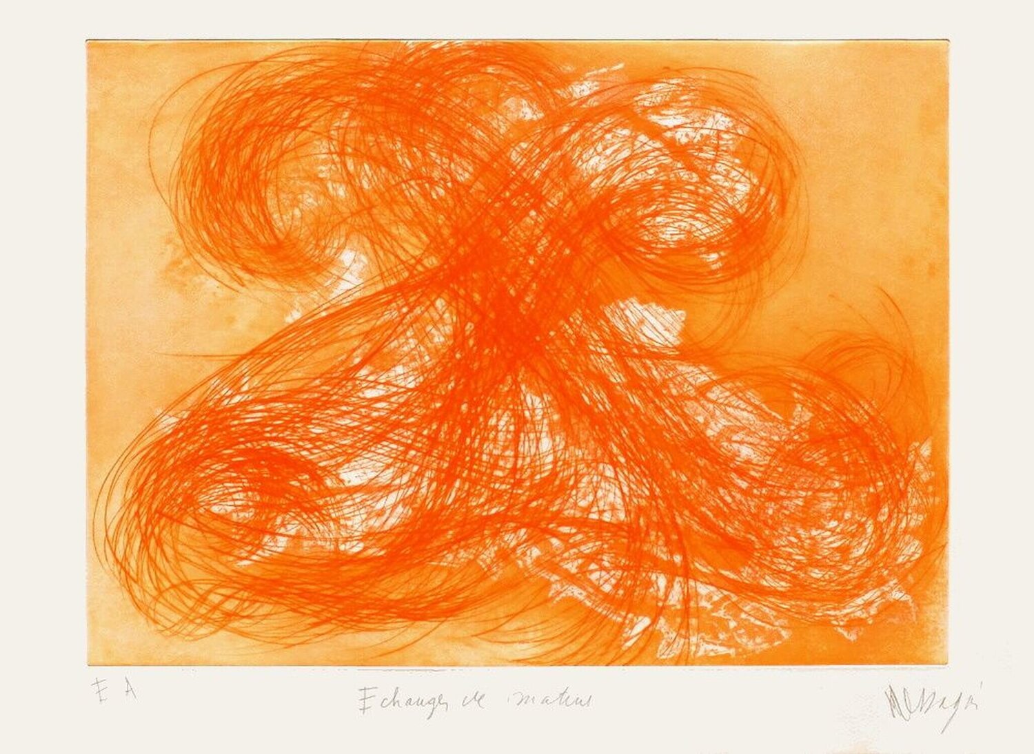 AP178 - Echangeurs de matin by Jean Messagier (1970) : Print Engraving ...