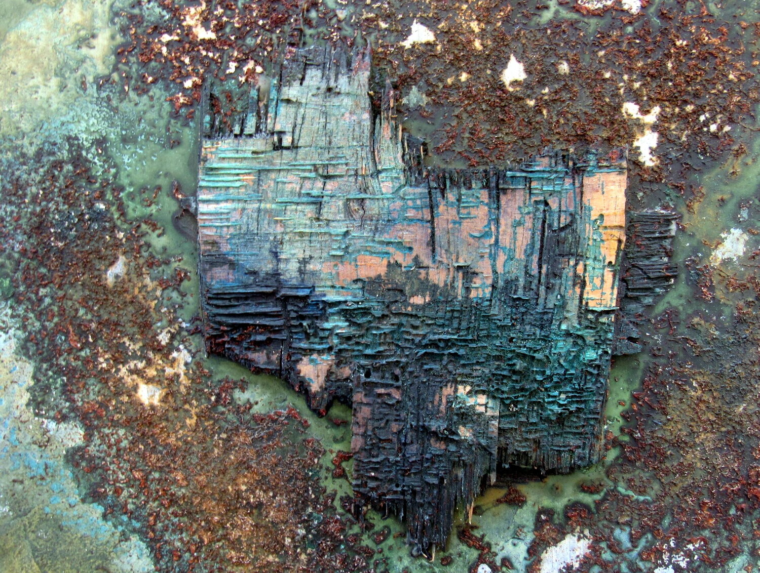 Hy-Brasil by Claudio Boczon (2022) : Painting Acrylic, Collage on Wood ...