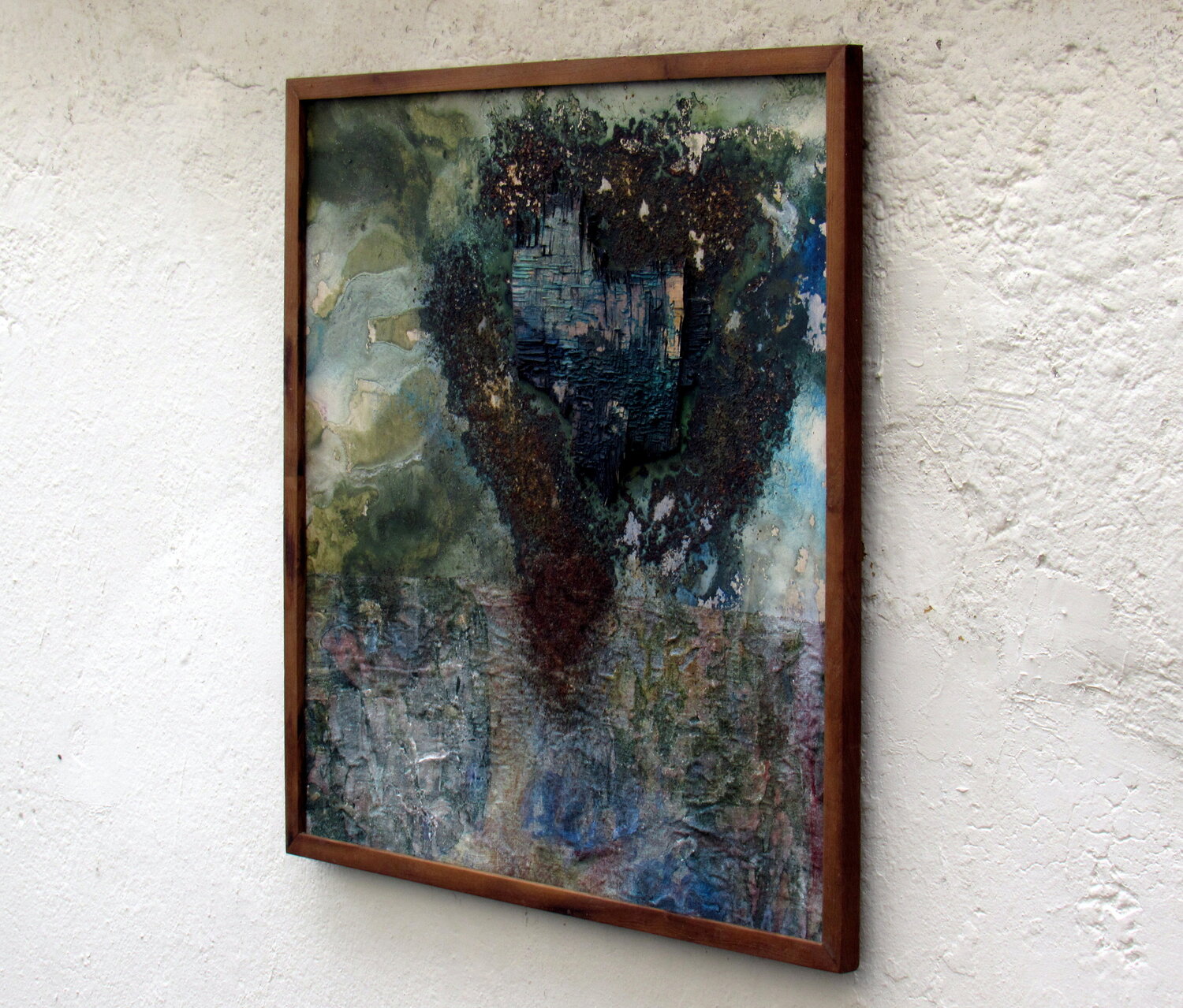 Hy-Brasil by Claudio Boczon (2022) : Painting Acrylic, Collage on Wood ...