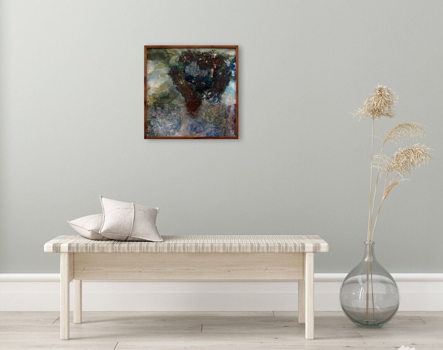 Hy-Brasil by Claudio Boczon (2022) : Painting Acrylic, Collage on Wood ...