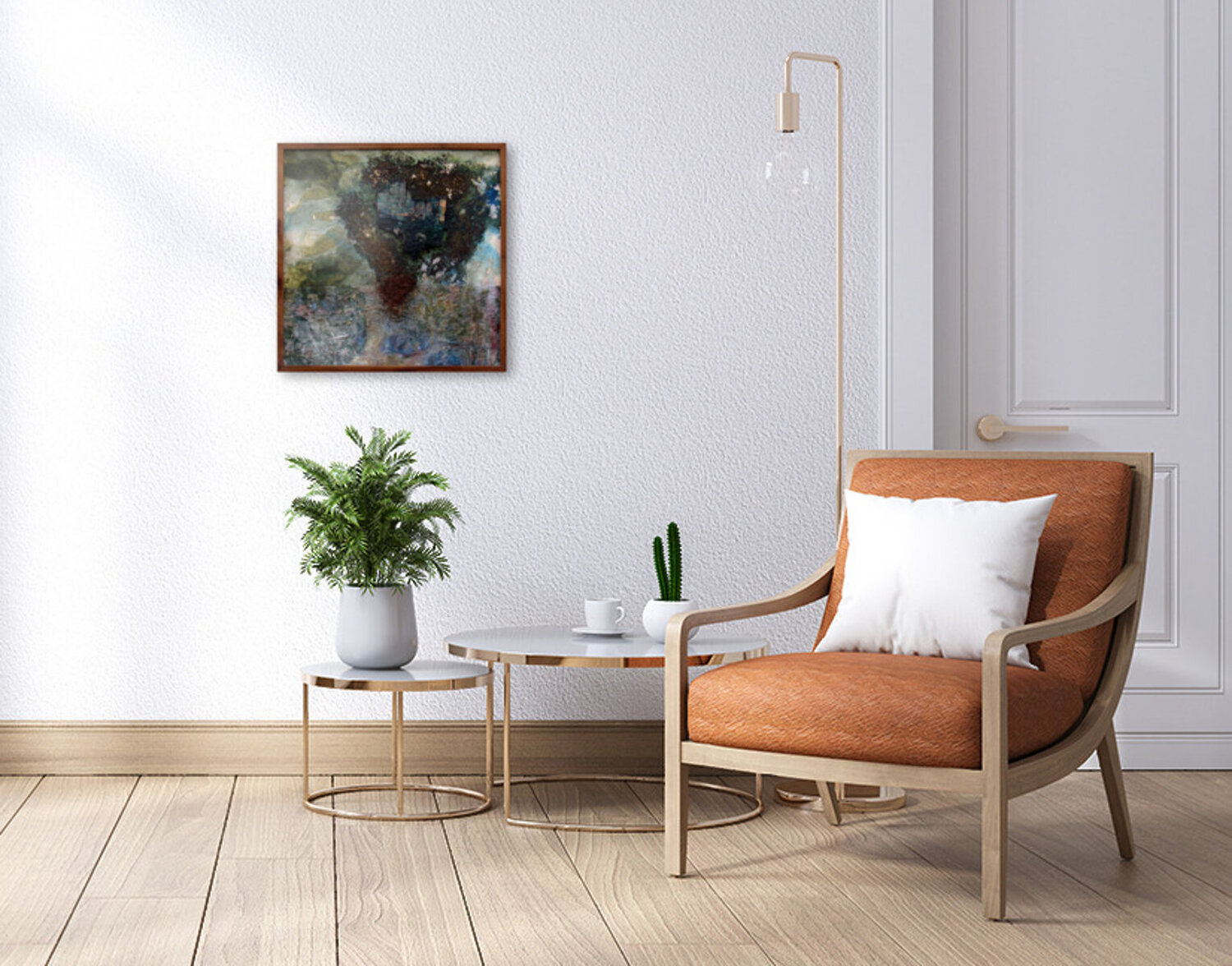 Hy-Brasil by Claudio Boczon (2022) : Painting Acrylic, Collage on Wood ...