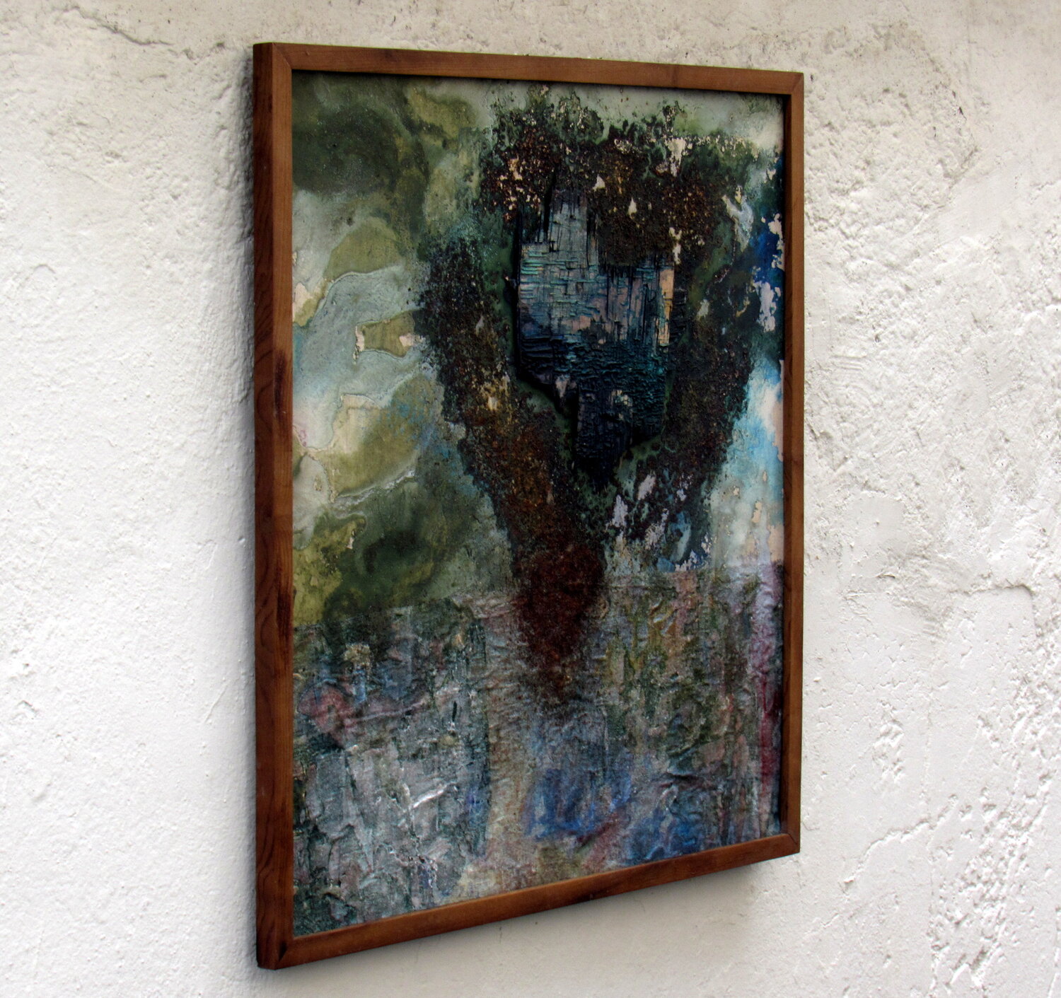 Hy-Brasil by Claudio Boczon (2022) : Painting Acrylic, Collage on Wood ...