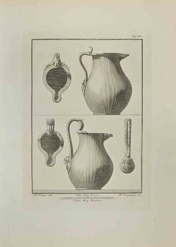 Ancient Roman Still Life de Nicola Vanni (N.D): Impresión Grabado ...
