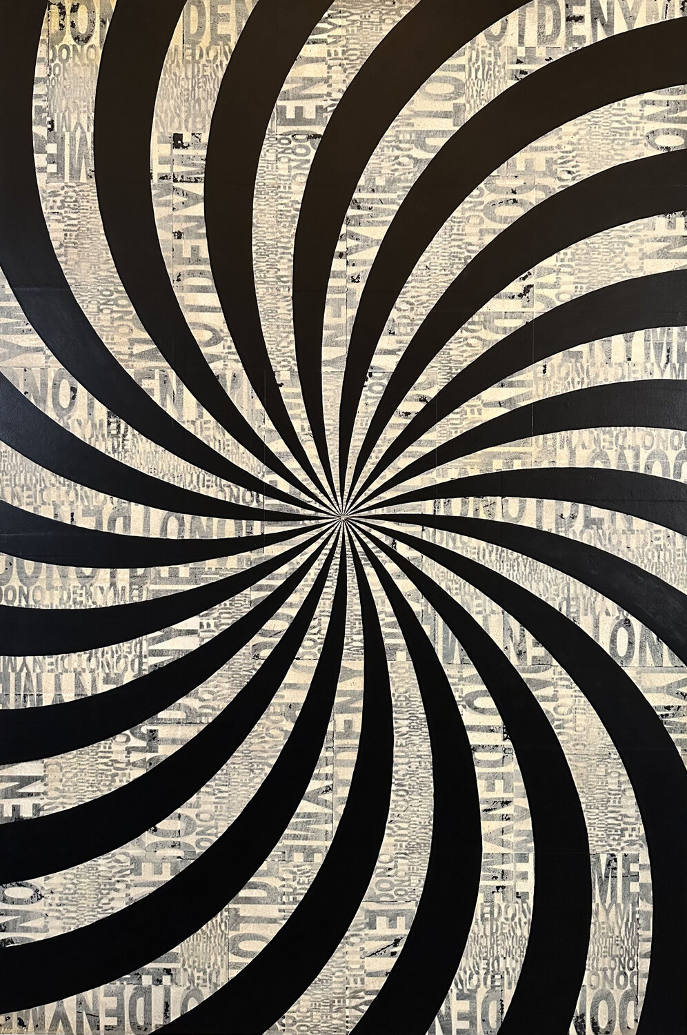 TIME WARP by MONTi (2022) : Painting Acrylic, Collage on Wood - Singulart