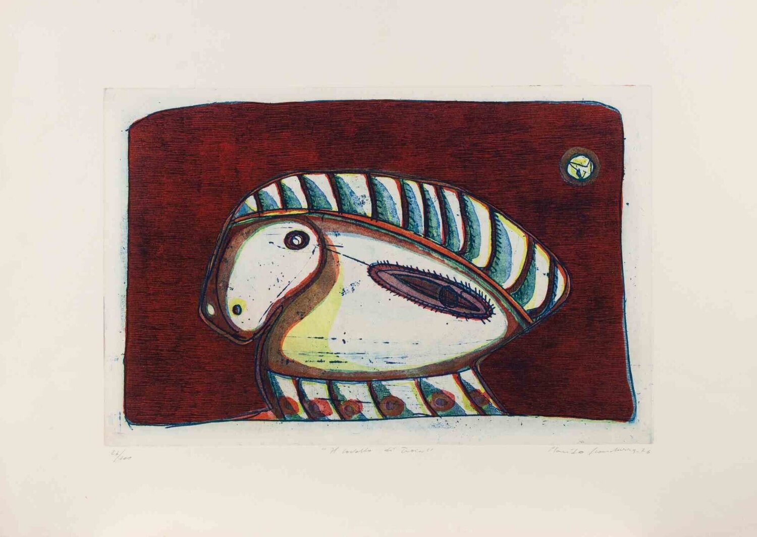 The Trojan Horse von Placido Scandurra (1976): Druck Tiefdruck - Singulart