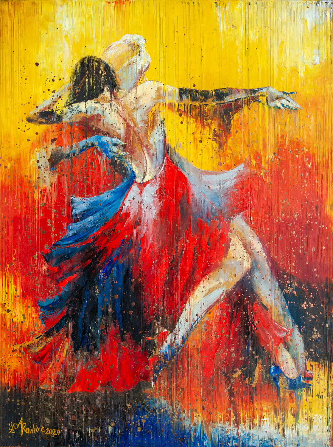 Abstract Tango Painting