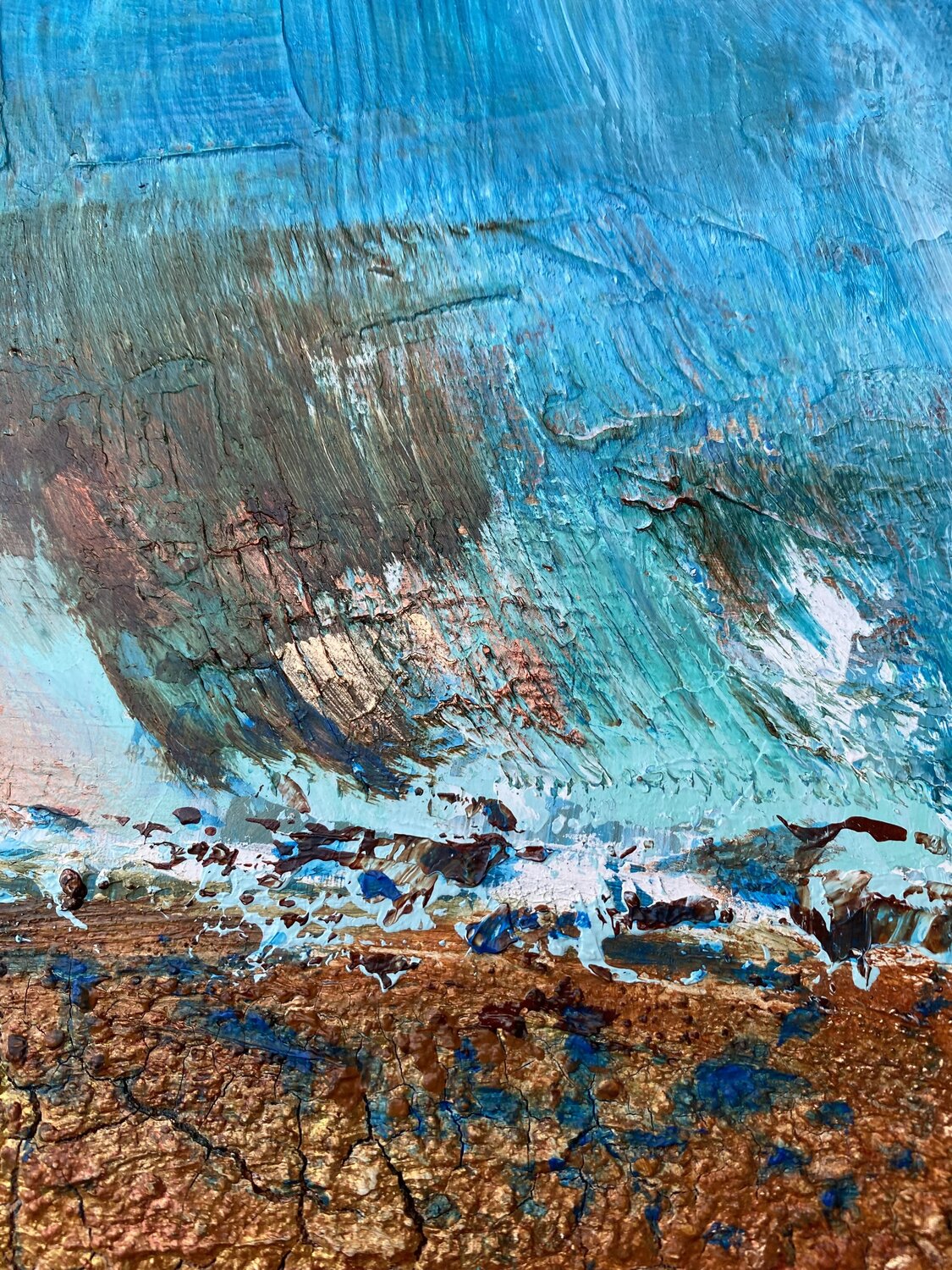 Fragmentation by Sonia Di Maccio (2024) : Painting Acrylic, Pigments on ...