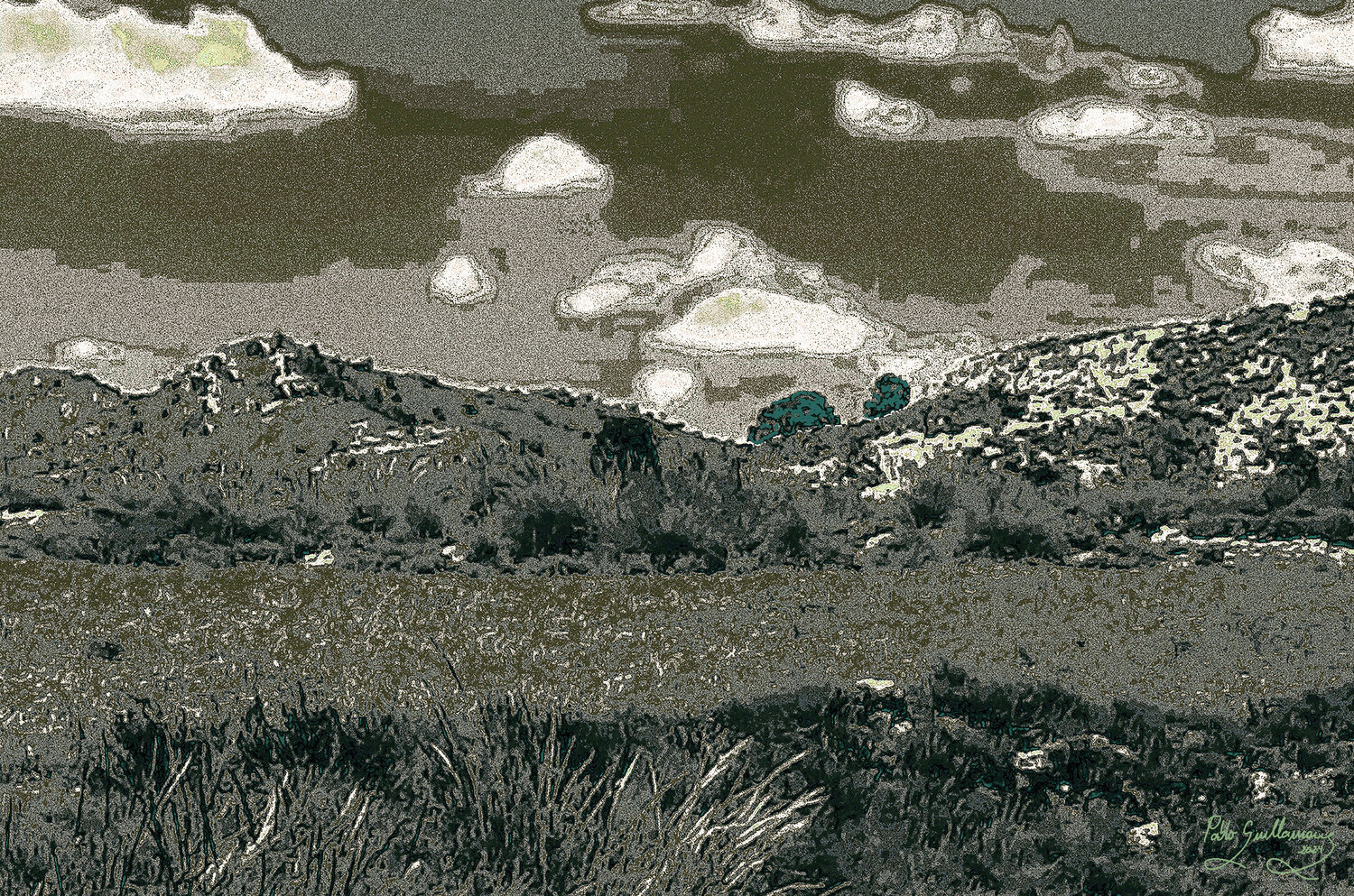 Bush field-4 von Pablo Guillamon (2024): Fotografie Digital, Hybrid auf ...