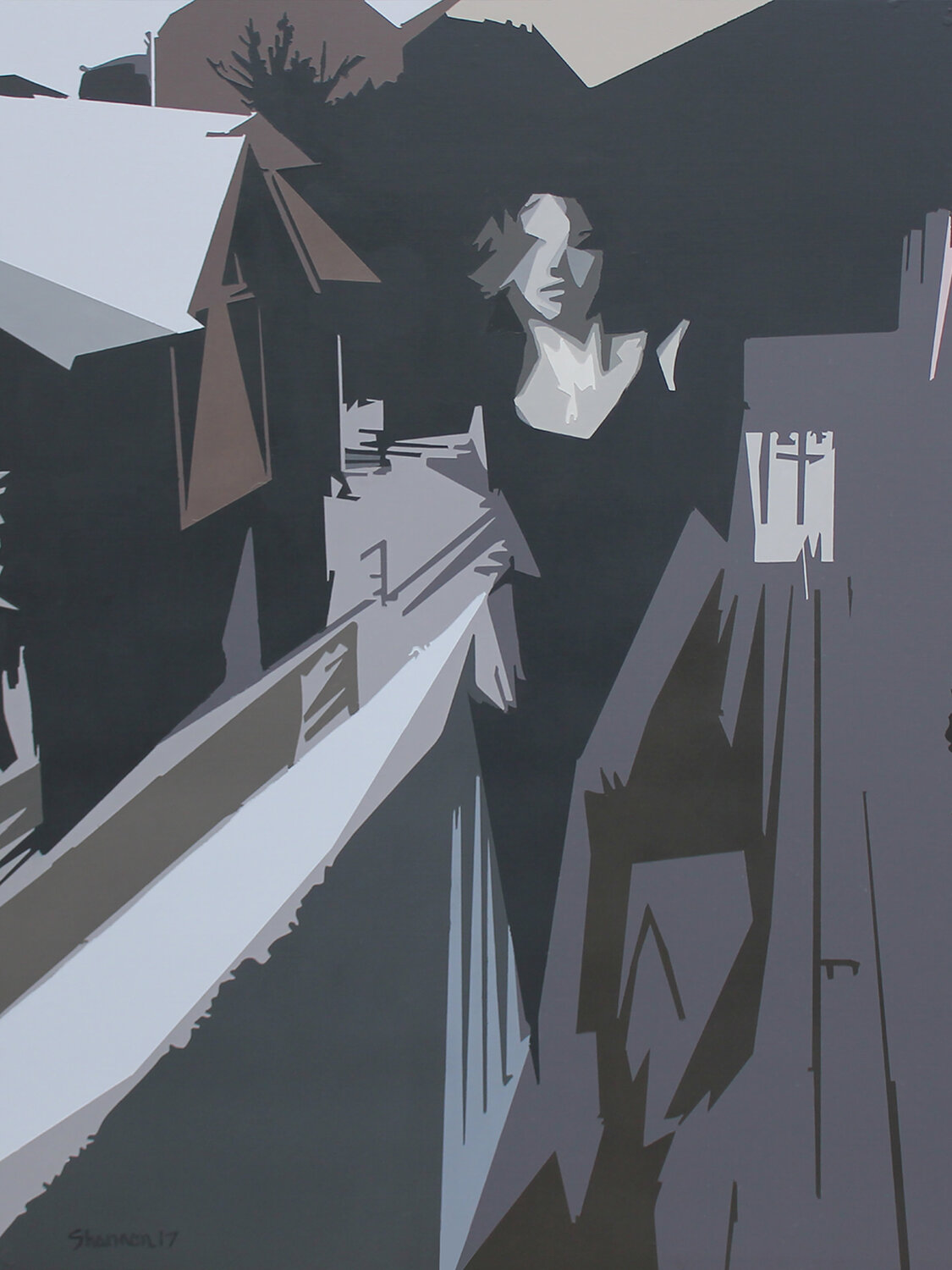 At the Salty Dog by Timothy Shannon (2018) : Painting Oil, Enamel on ...