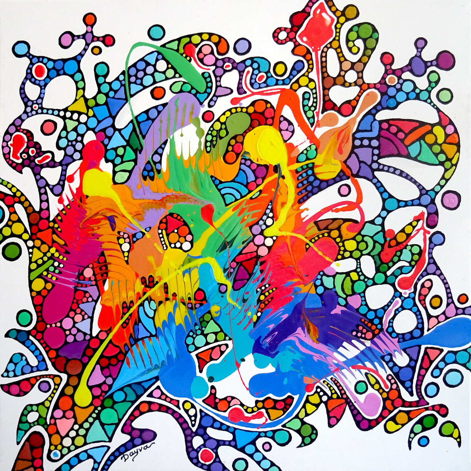 Aesthesis by Dayva Achikhman (2023) : Painting Acrylic on Canvas ...