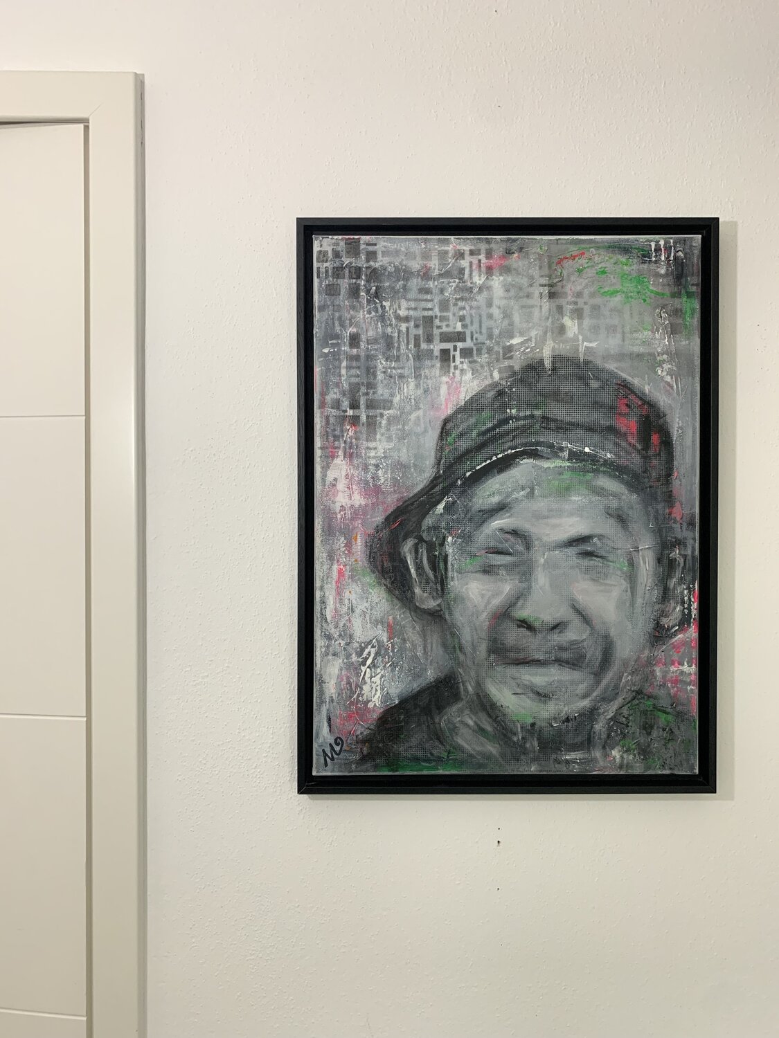 Grau by Martina Ossanna (2023) : Painting Acrylic, Screen Printing on ...