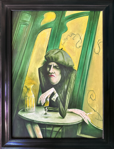 La Fata Verde door Alessandro Marini (2025) : Schilderij Olie op Canvas ...