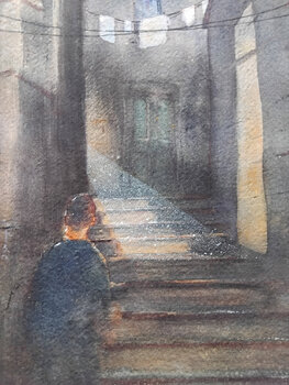 Sun in windows Rovigno Croatia 25x36 cm 2023 by Nenad Kojić (2023 ...