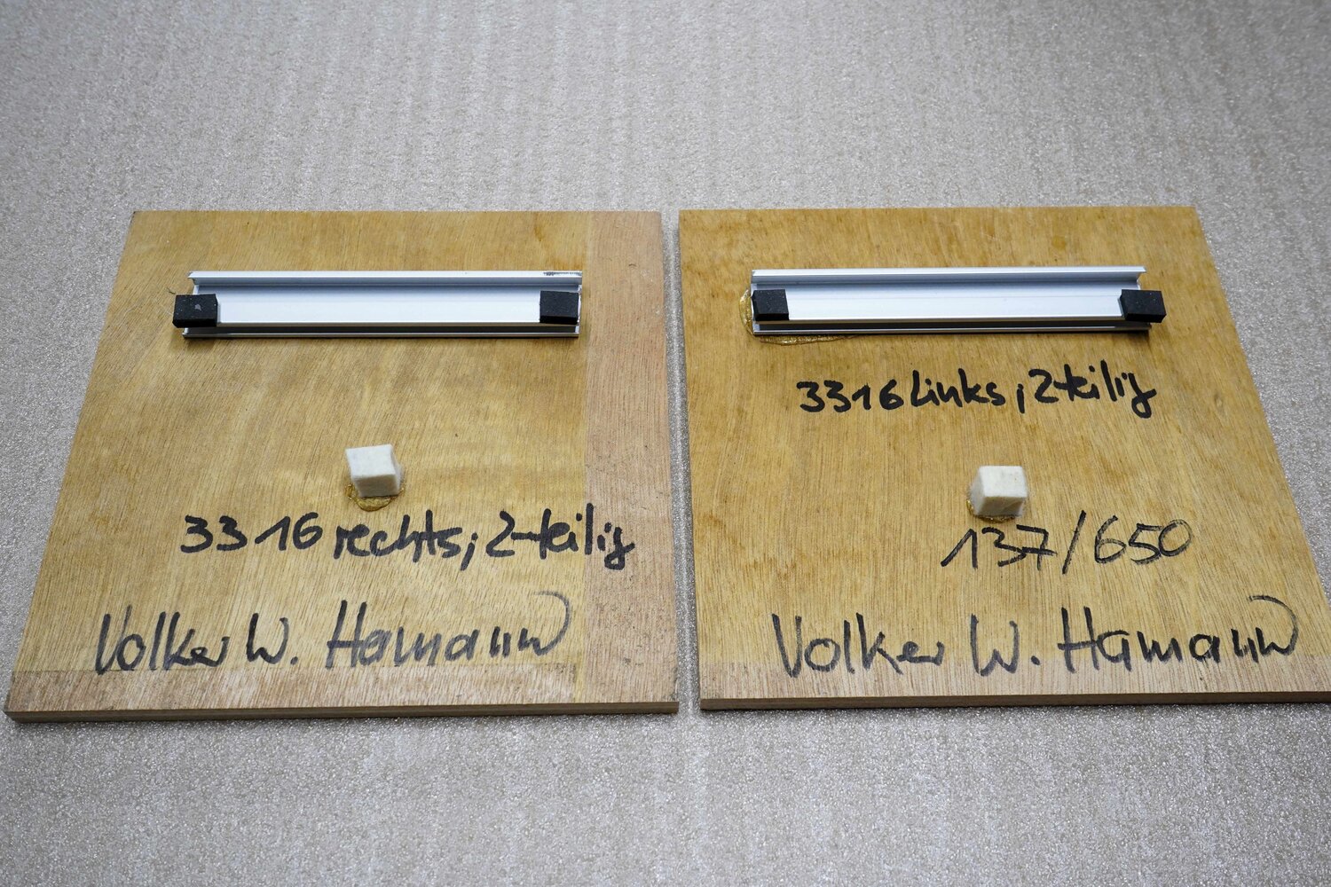 Tafelbild 3316; 2-teilig, je 19,5 x 19,5 cm, Schichtholzplatten by ...