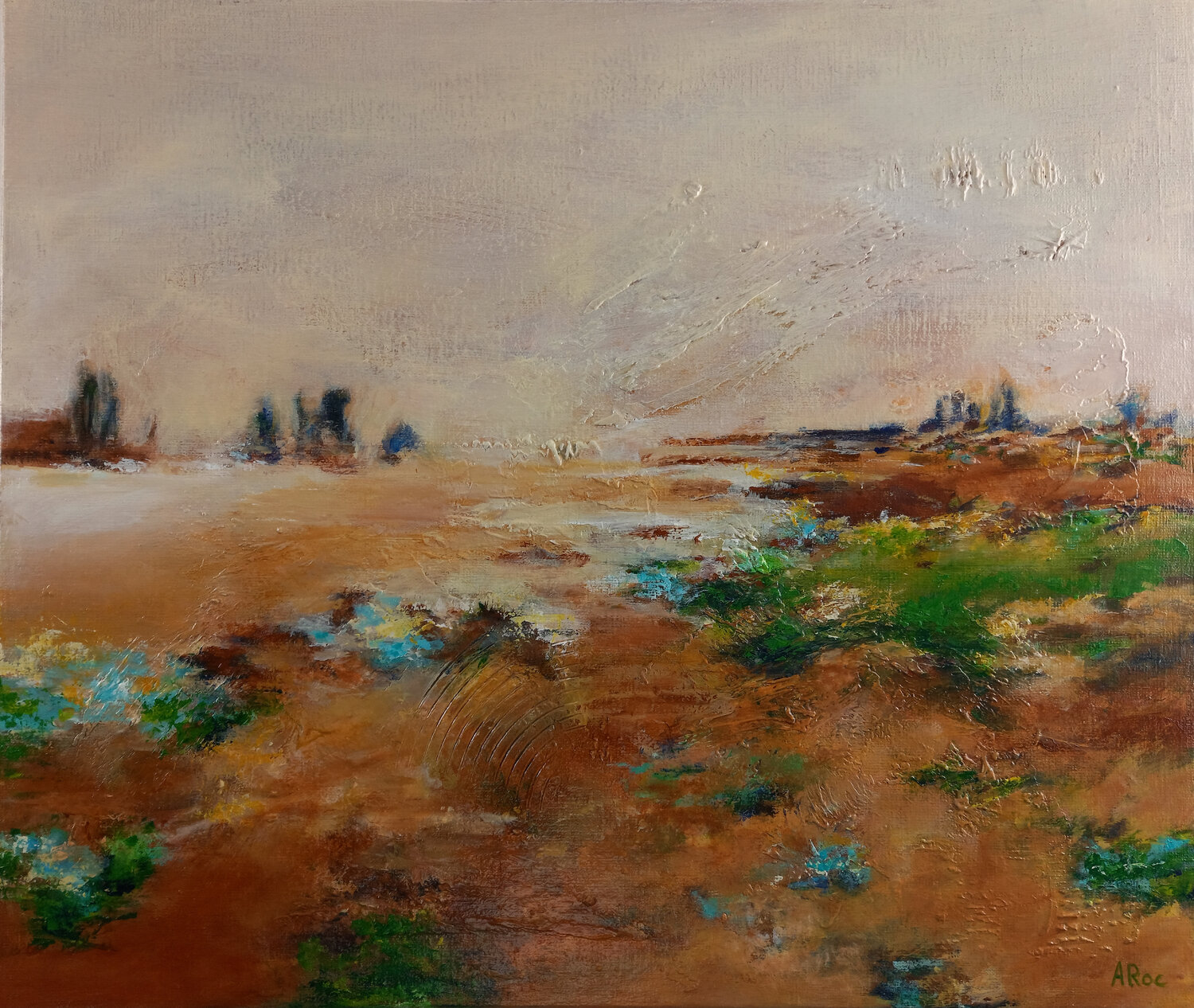 Renaissance de Aurélie ROCHETA (2024) : Peinture Acrylique, Sable sur ...