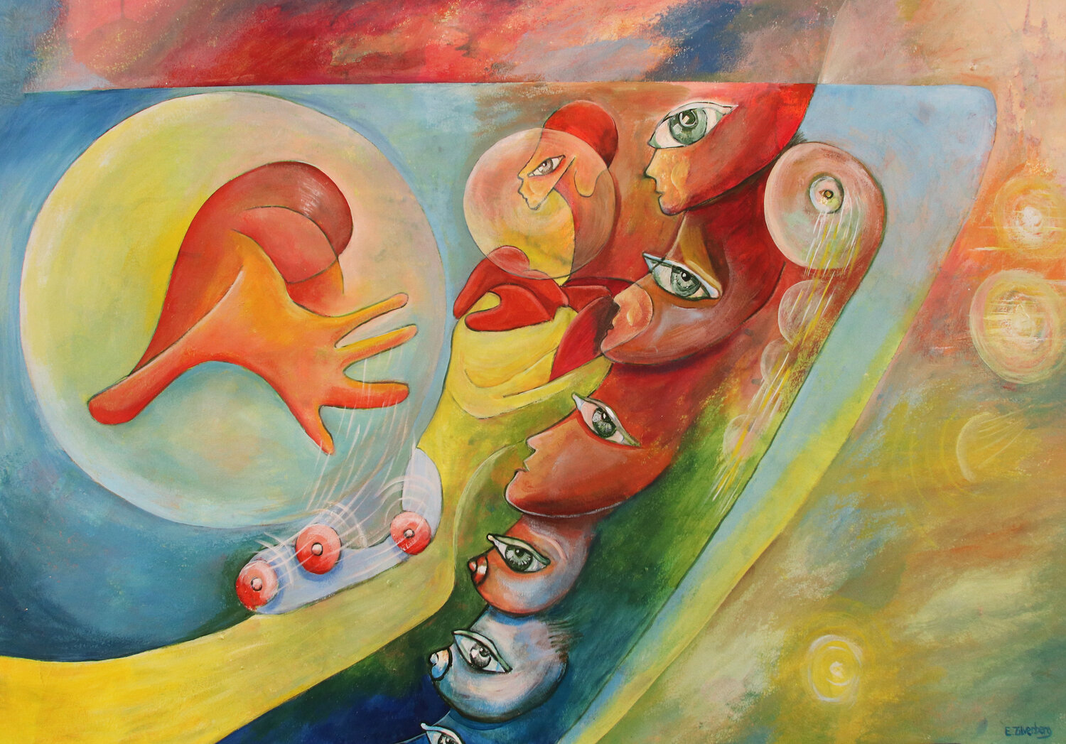 I look and look and look by Eric Zilverberg (2021) : Painting Acrylic ...