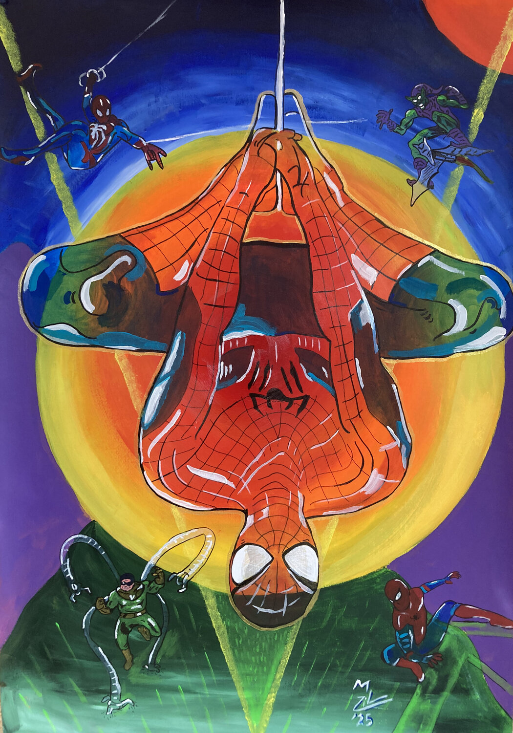 Marvel series - Spiderman by Eric & Mitja Zilverberg (2025) : Painting ...