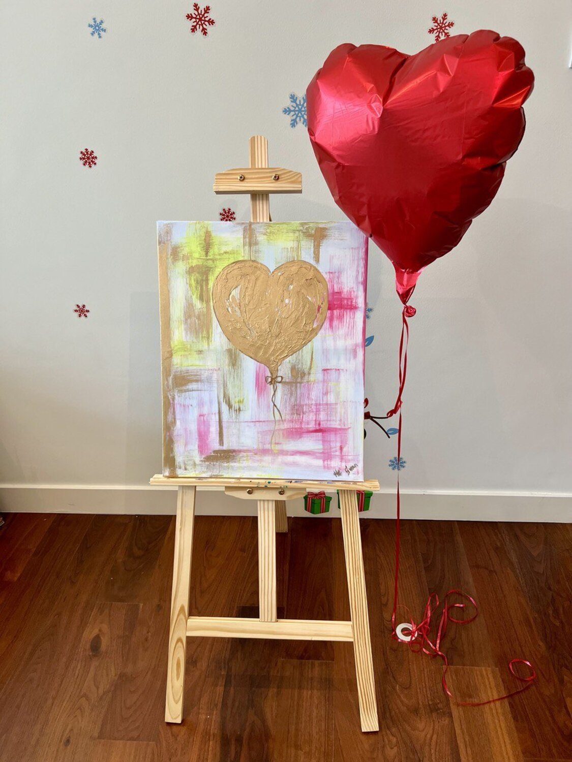 GOLDEN HEART | oil painting on canvas | original de SVETLANA SHAVRINA (2024) : Peinture Huile ...