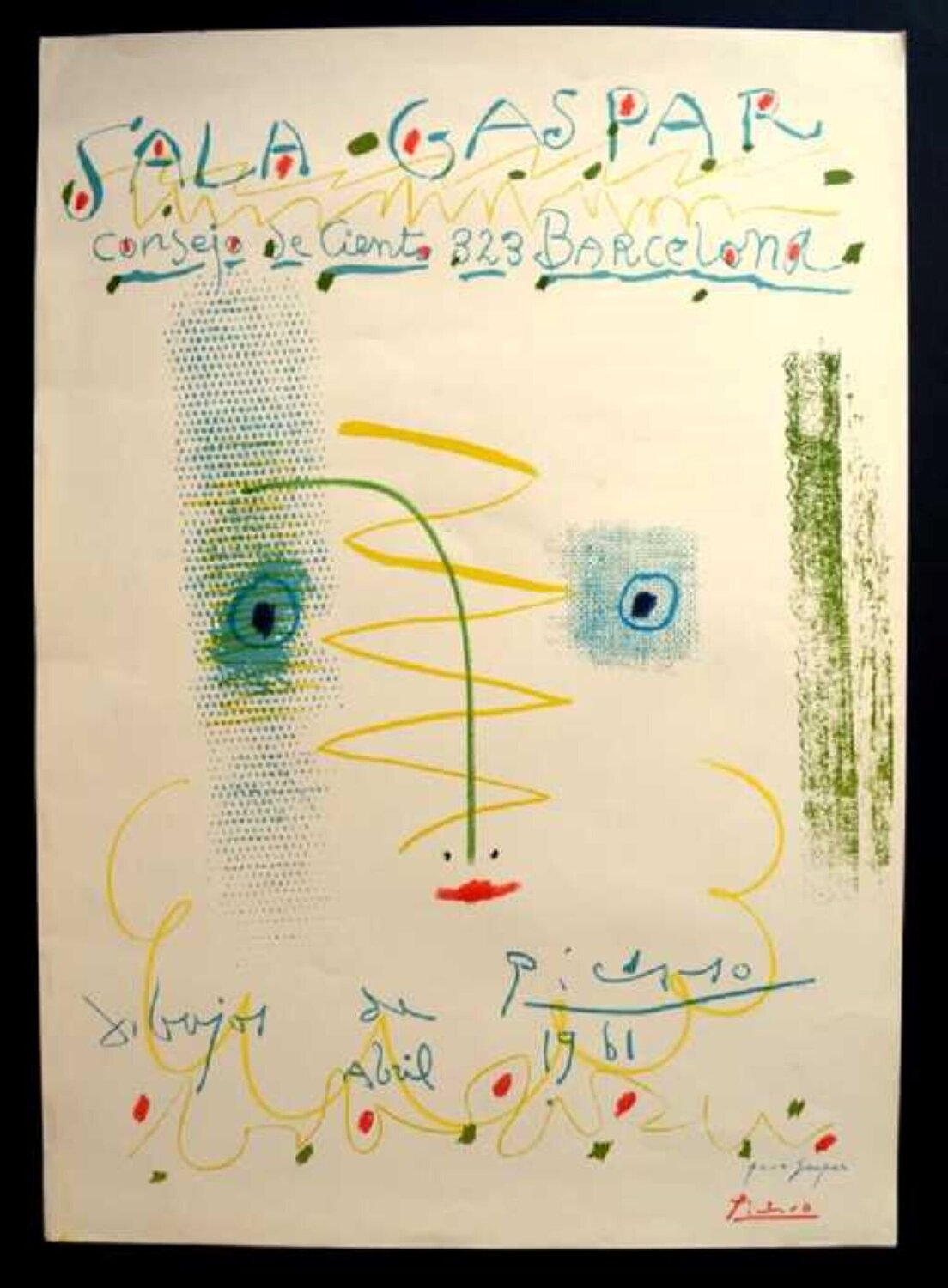 Sala Gaspar, Drawings by Picasso de Pablo Picasso (1961): Dibujo Pastel ...