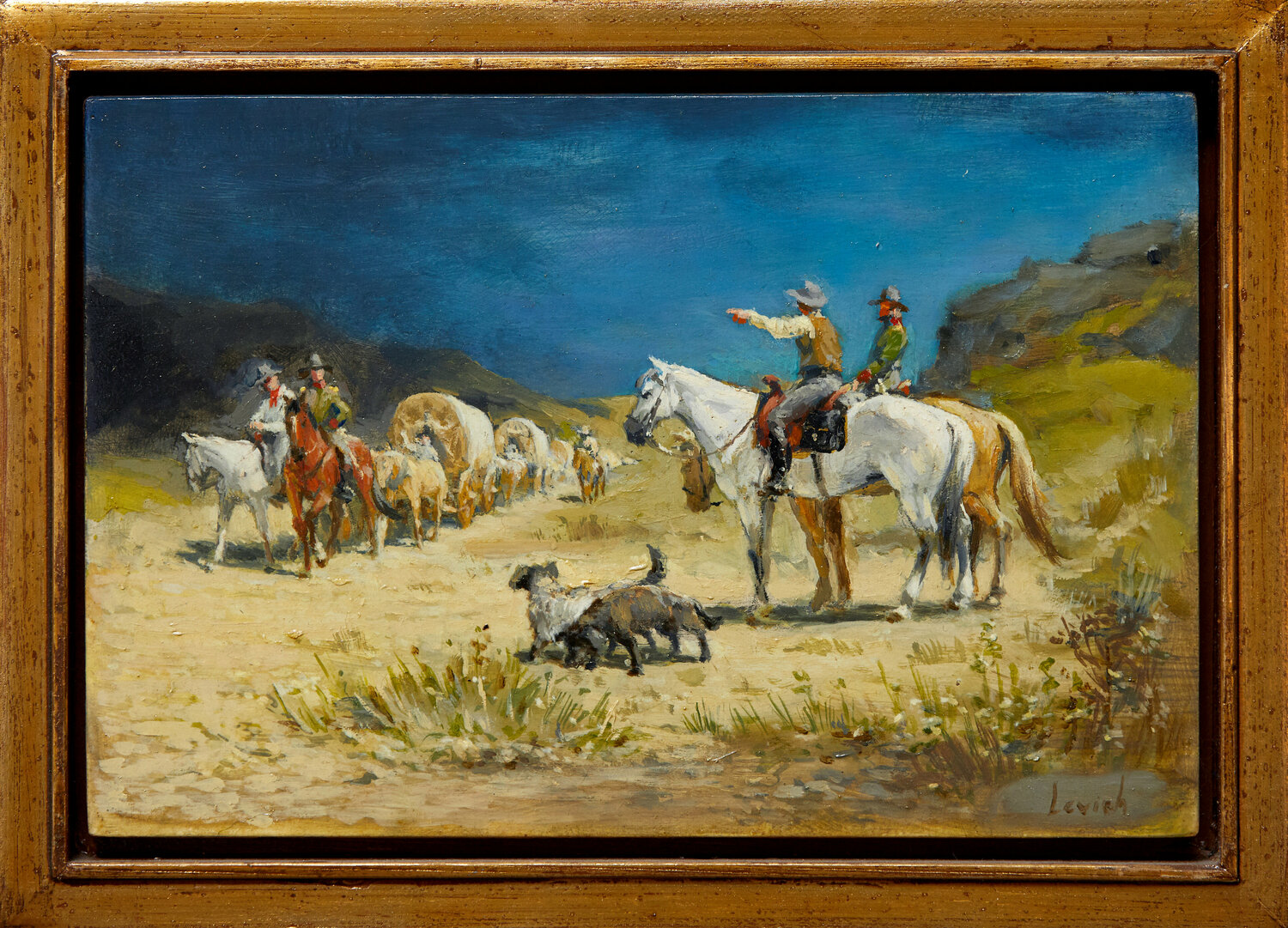 The Guard by Alexander Levich (2016) : Painting Oil, Lacquer on Wood ...