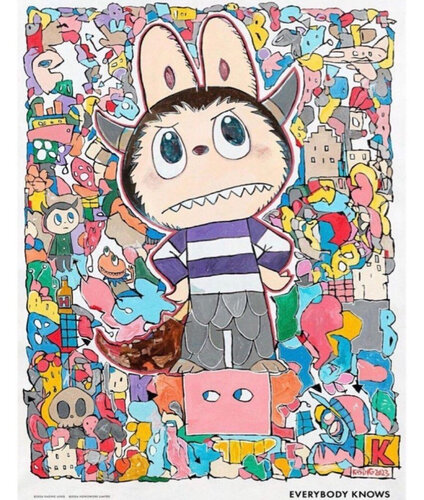 King Mon (Everybody Knows, labubu, Zimomo ) by Kasing Lung (2024) : Sculpture Resin, Plastic ...