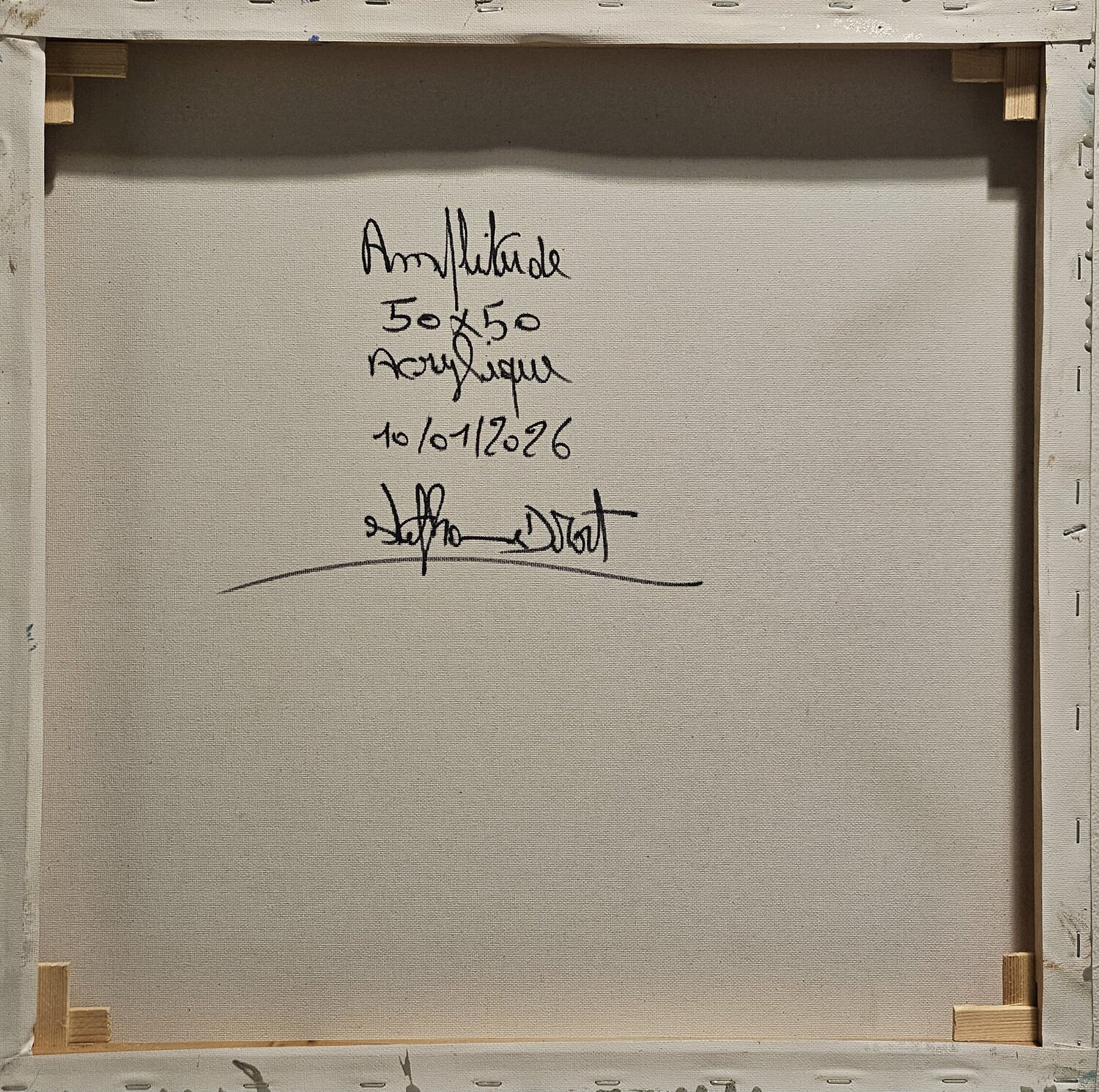 Amplitude by Stéphane Droit (2026) : Painting Acrylic on Canvas - Singulart