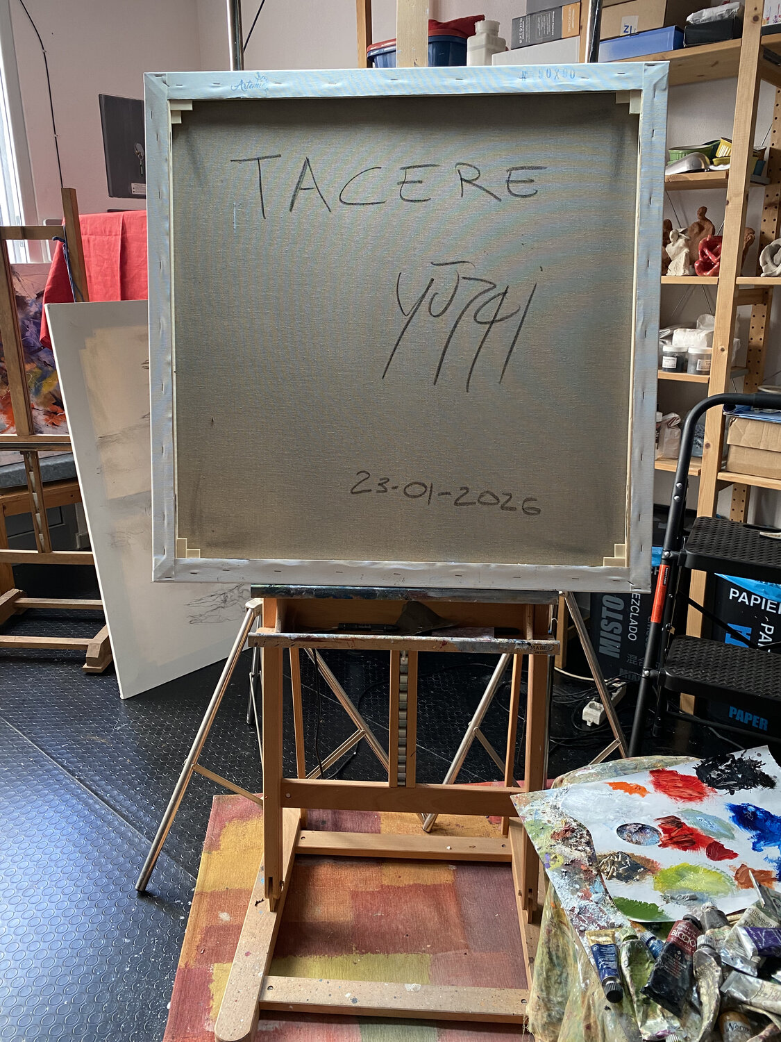Tacere by YŪREI (2026) : Painting Oil on Canvas - Singulart