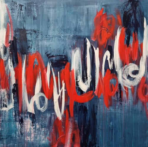 SYMPHONY de Monika Signer (2024): Pintura Acrílico en Lienzo - SINGULART