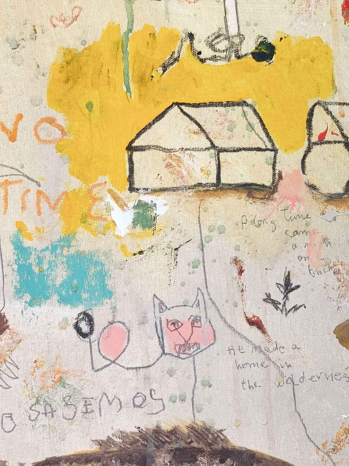 Walking down the track by Alfonso Sánchez (2026) : Painting Acrylic ...