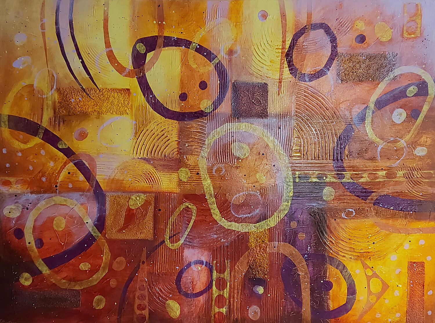 Himmlische Melodie XXII by Ewa Martens (2023) : Painting Acrylic ...