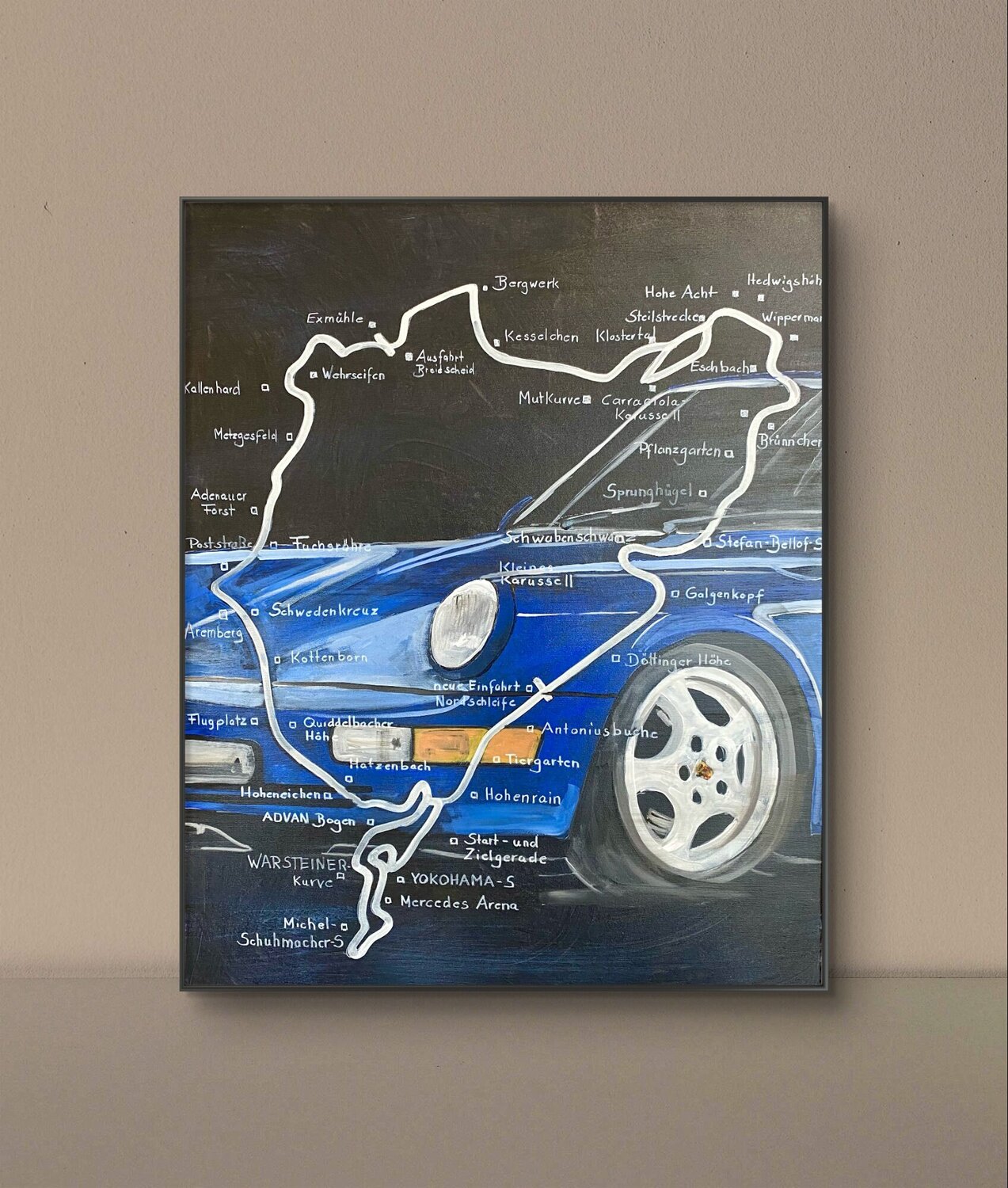 The Green Hell! Nürburgring by Christian Rott (2024) : Painting Acrylic ...