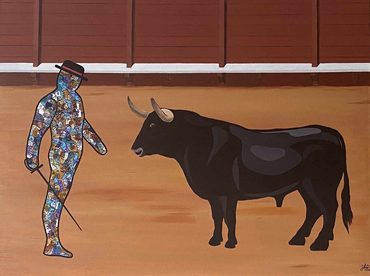 Coming to terms de Amogh Katyayan (2021) : Peinture Acrylique sur Toile ...