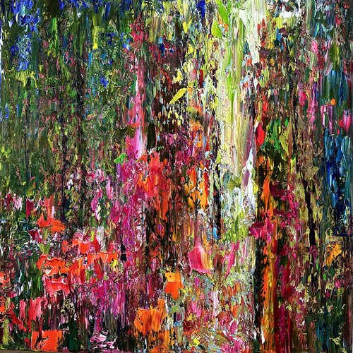 Forest Light by Maria-Victoria Checa (2024) : Painting Oil on Canvas ...