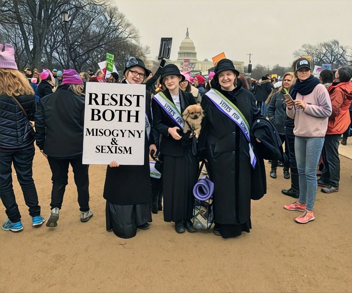 Resist Both Misogyny & Sexism von Diane Dompka (2017): Fotografie ...