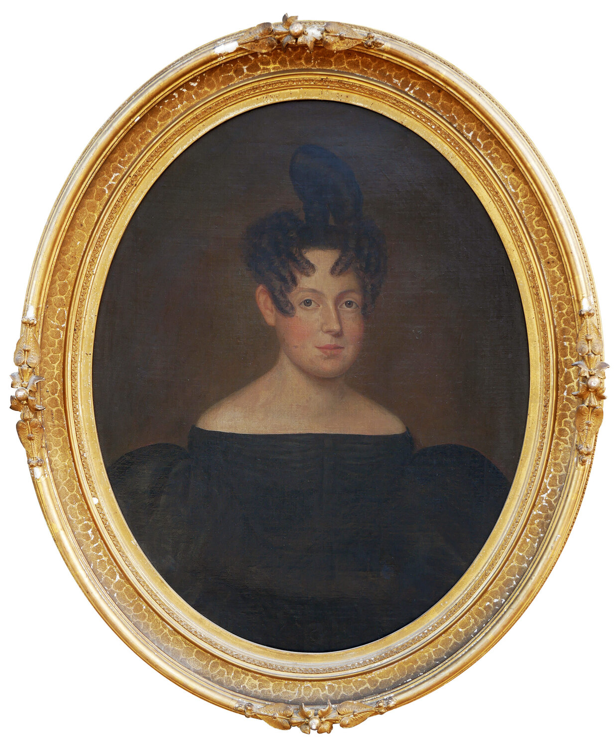 American Portrait Painting of a Lady of the Verplanck Family by Unknown ...