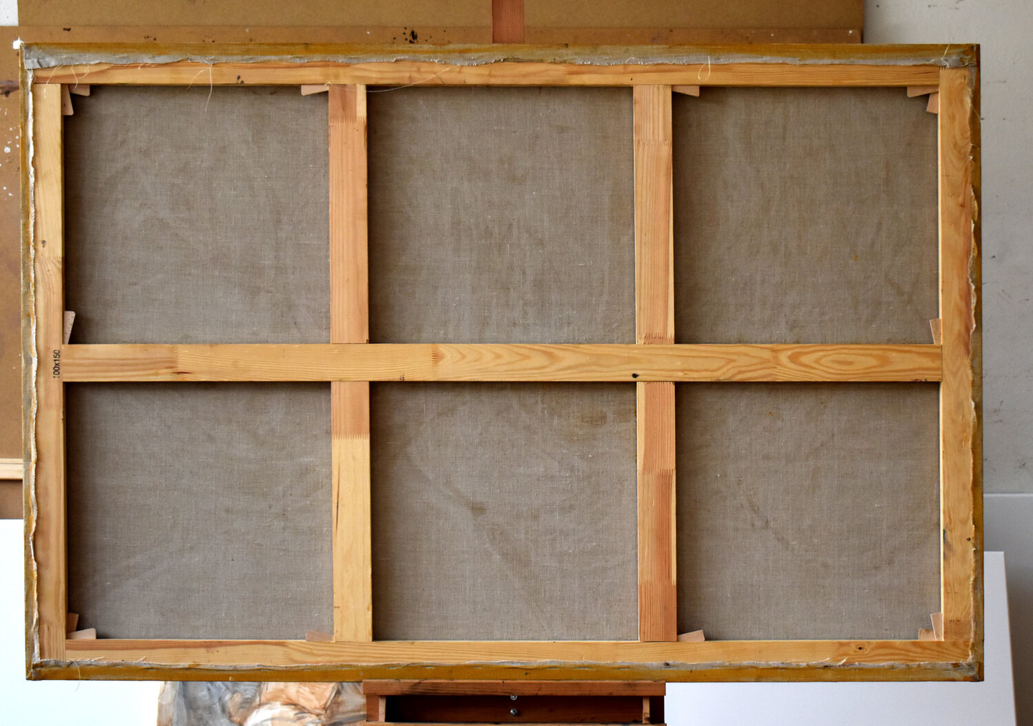 Composition with cables von Roman Rembovsky (2023): Malerei Öl auf ...