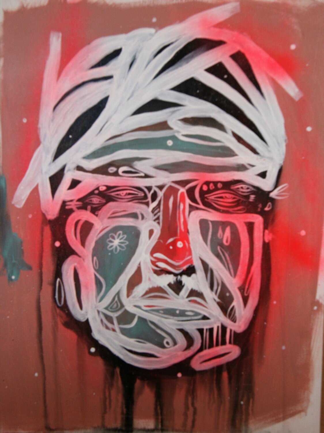 Deconstructivism by Mike Maxwell (2020) : Painting Acrylic, Spray Paint ...