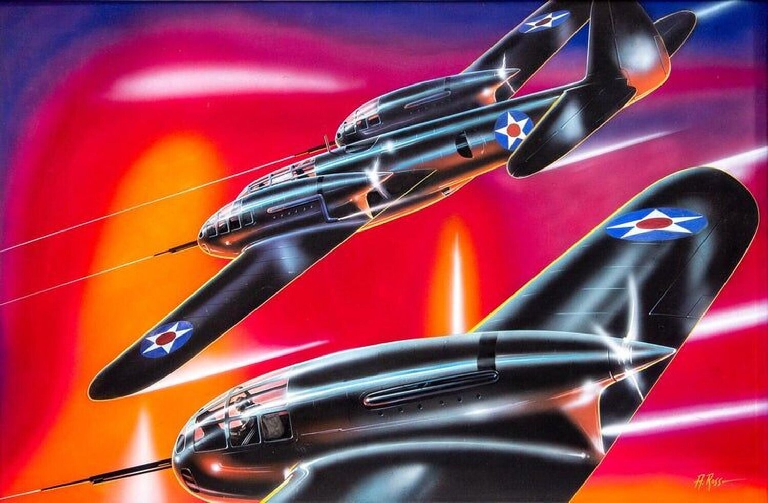 Airacuda Fighter Planes Art Deco Machine Age 20th Century American ...