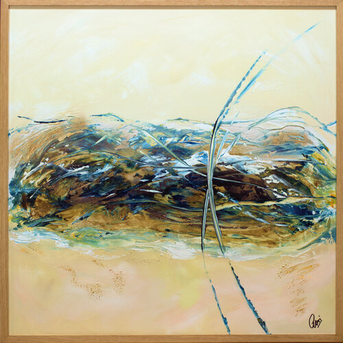 Barry's Gold de Edelgard Schroer (2025): Pintura Acrílico en Lienzo ...