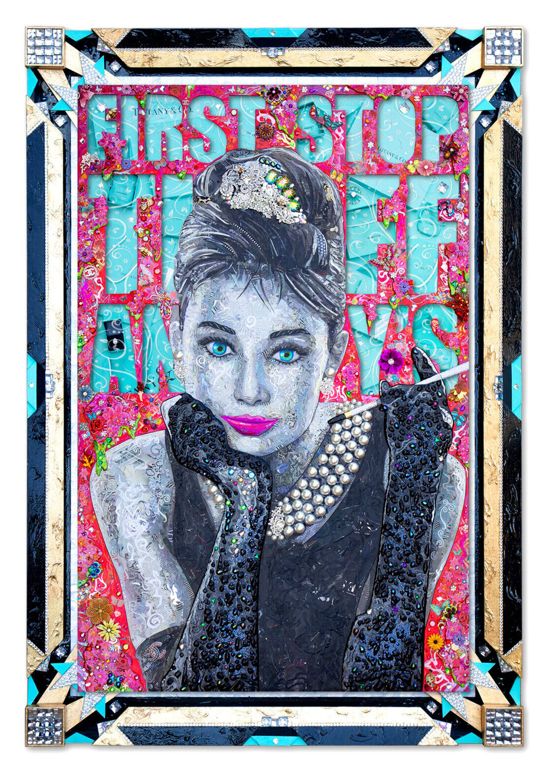 First Stop Tiffany’s by Brayden Bugazzi (2022) : Work on Paper Collage ...