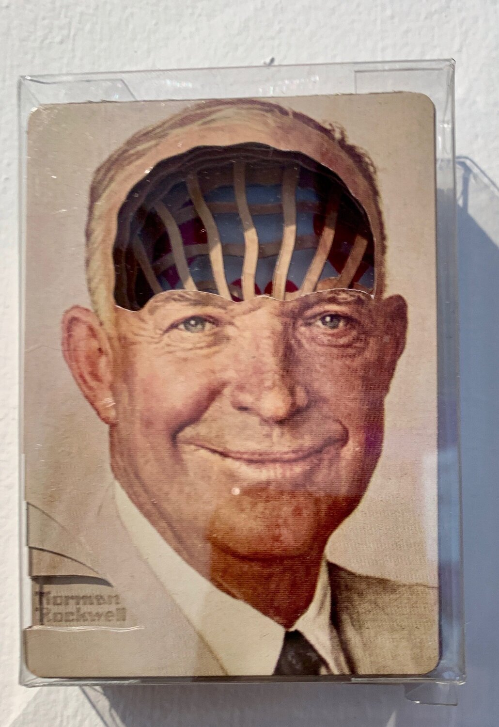 Lonely Hearts, Eisenhower Norman Rockwell Playing Cards by Daniel Levin (2019) : Work on Paper ...