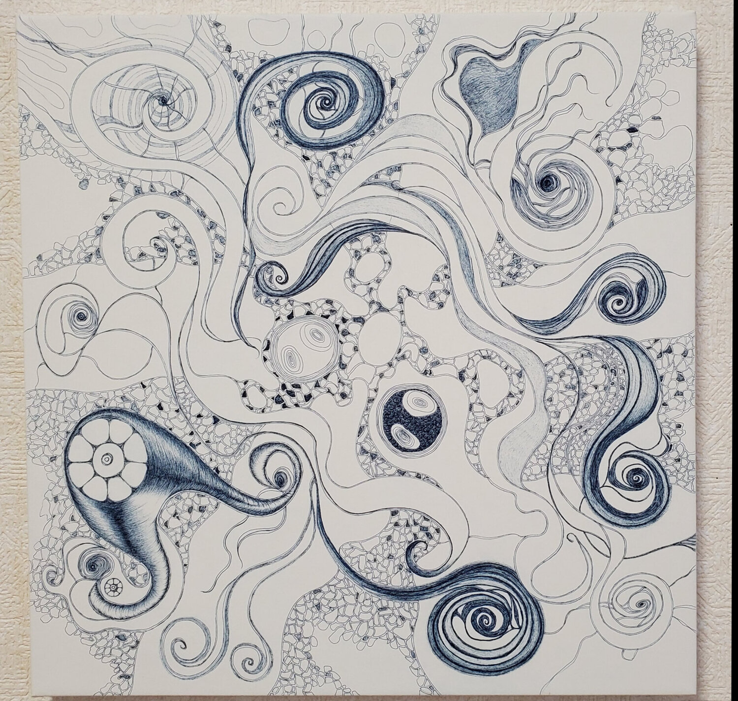 Open up the world by Chiaki Azami (2021) : Drawing Pen on Paper - Singulart