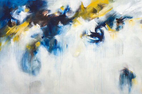 Red castle by Agnieszka Potocka-Makoś (2020) : Painting Acrylic on ...