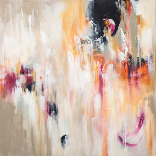 Red castle by Agnieszka Potocka-Makoś (2020) : Painting Acrylic on ...