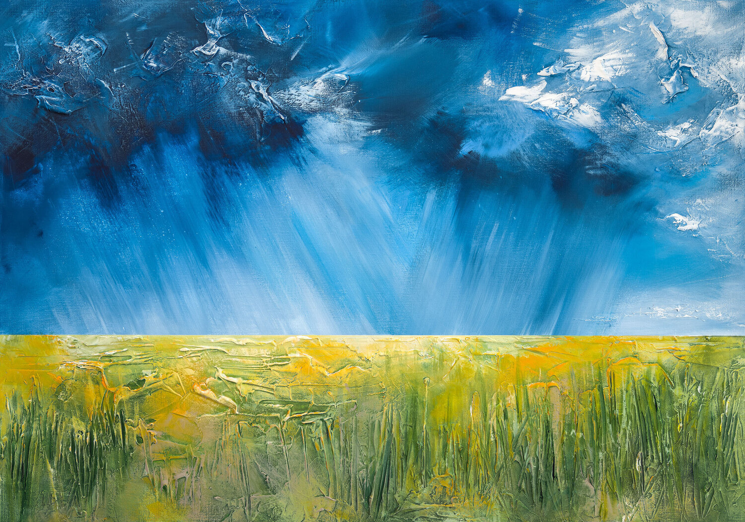 Two storms by Agnieszka Potocka-Makoś (2023) : Painting Acrylic on ...
