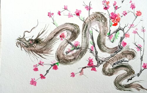 Wild boar pig art by Daniela Vasileva (2022) : Painting Watercolor on ...