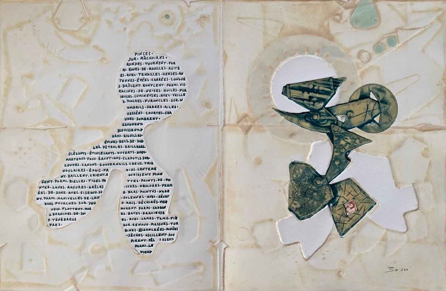 Chronique des astéroïdes I by Paolo Boni (1981) : Print Relief Printing ...