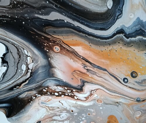 Auric Flow by Vera Göpfert (2020) : Painting Acrylic on Canvas - Singulart