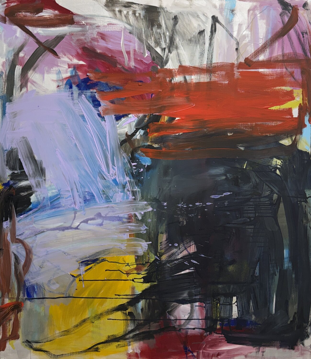 Colorcall de Adriana Bernet (2025) : Peinture Acrylique, Crayon sur ...